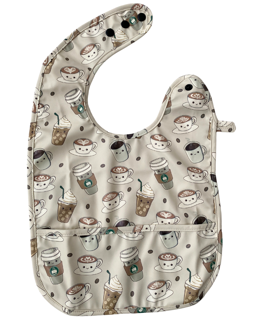 Waterproof Bib with Pocket: Tipou Bébé Coffee Shop – Tipou bébé